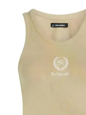 Karl Lagerfeld Logo Detail Tank Top