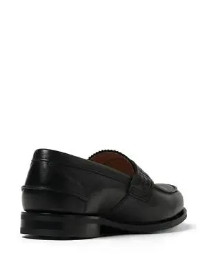 Church's Serrated Tongue Penny Loafers - Black
