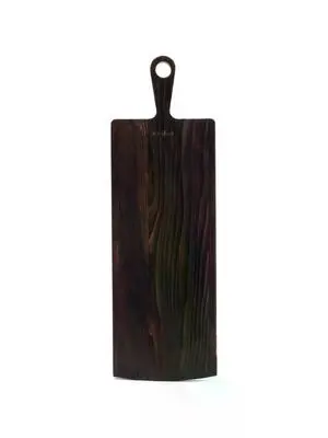 WOODSEA Charred-effect Wooden Chopping Board - Brown
