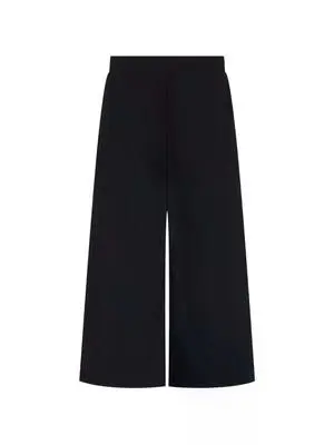 EA7 Wide-leg Logo Detail Trousers