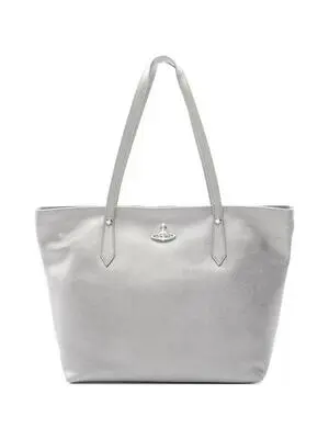 VIVIENNE WESTWOOD Orb Leather Tote Bag