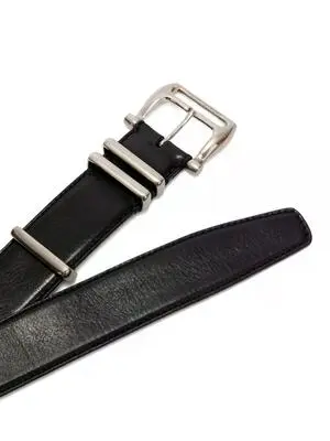 Ermanno Scervino Buckle-fastening Leather Belt - Black