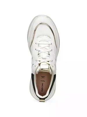 Geox Panelled Mesh Sneakers - White