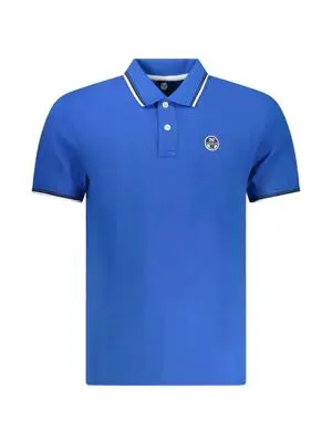 NORTH SAILS Logo-patch Polo Shirt - Blue