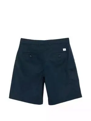 DEPARTMENT 5 Pleated Poplin Shorts - Blue