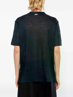 LES HOMMES Linen T-shirt