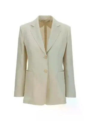 Max Mara Single-breasted Linen Blazer