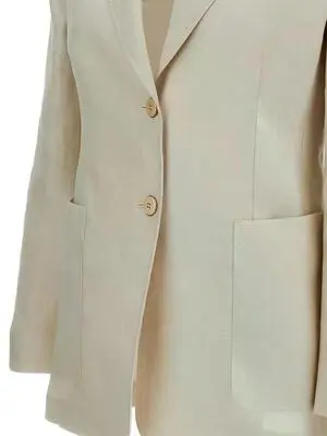 Max Mara Single-breasted Linen Blazer