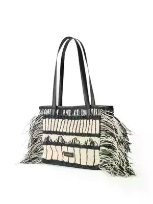 Karl Lagerfeld Fringe Totes
