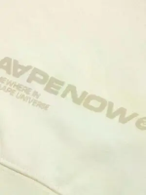 AAPE BY *A BATHING APE Moonface Logo Sweatshirt - Neutrals