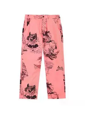 Comme Des Garcons Printed Bottoms For Men