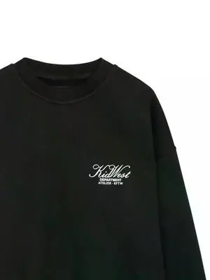 KIDWEST Logo Print Crew Neck Sweater