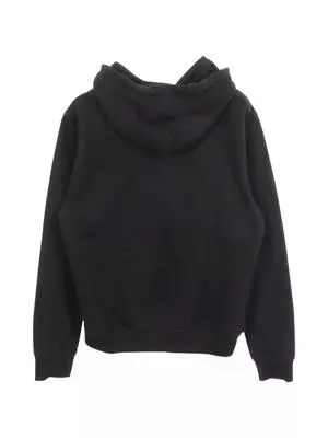 Dior 2000s Cd Logo Embroidered Hoodie - Black