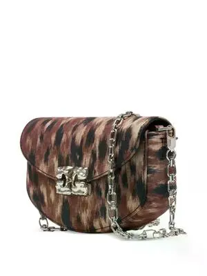 GANNI Lulu Leopard-print Crossbody Bag