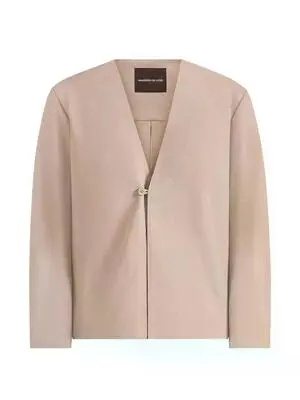 Manière De Voir Axel Minimal Kimono Shirt - Neutrals