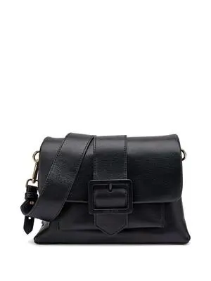 FRAU Buckle-detail Pebbled Tote Bag
