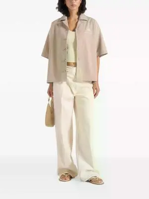 Manière De Voir Alexis Cote D'azur Boxy Shirt - Neutrals