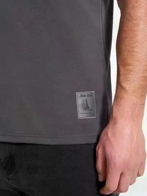 Manière De Voir Ts003 Fitted Luxe T-shirt - Grey