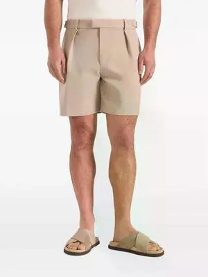 Manière De Voir Tailored Pleated Shorts