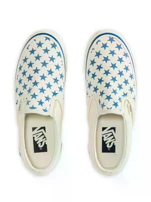 VANS Lx Classic Premium 98 Slip-on Sneakers With Star Print - Neutrals