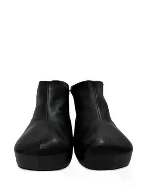 Bottega Veneta Leather Platform Stiletto Mules