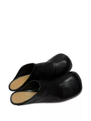 Bottega Veneta Leather Platform Stiletto Mules