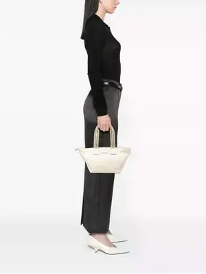 Gucci Gg Canvas Web Tote Bag - Brown