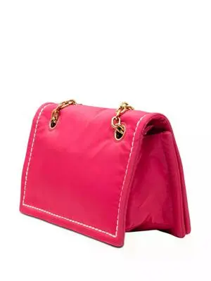 Prada Tessuto Chain Flap Crossbody Bag - Pink
