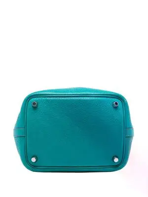 Hermès Clemence Leather Picotin Lock 18 Handbag - Blue