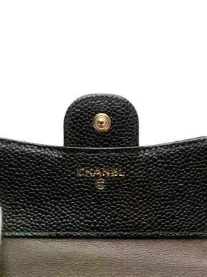 Hermès 2021 Cc Quilted Caviar Compact Flap Wallet Small Wallets