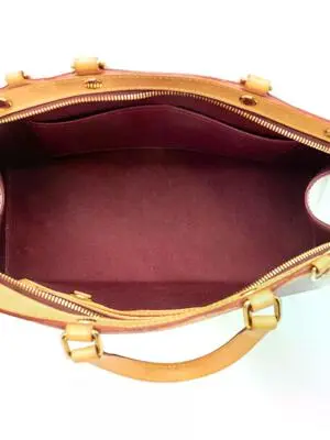 LOUIS VUITTON Monogram Vernis Brea Mm Satchel - Red