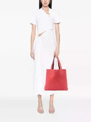 Hermès 2012 Clemence Double Sens 36 Tote Bag - Red