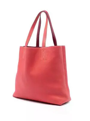 Hermès 2012 Clemence Double Sens 36 Tote Bag - Red