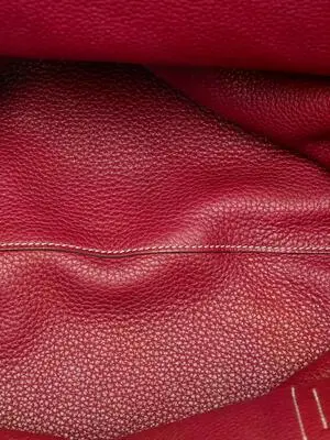 Hermès 2012 Clemence Double Sens 36 Tote Bag - Red