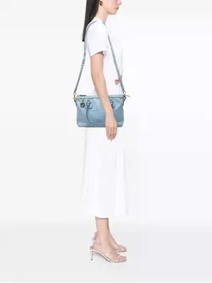 Gucci Calfskin Gg Charm Satchel