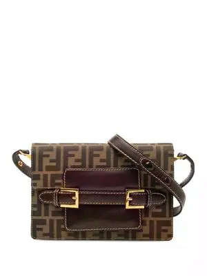 Fendi 20th Century Zucca Canvas Shoulder Bag - Brown