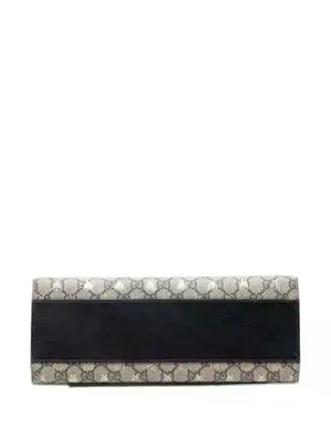 Gucci Gg Supreme Bee Padlock Shoulder Bag - Neutrals