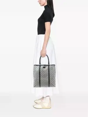 Gucci Gg Supreme Joy Vertical Tote Bag - Neutrals