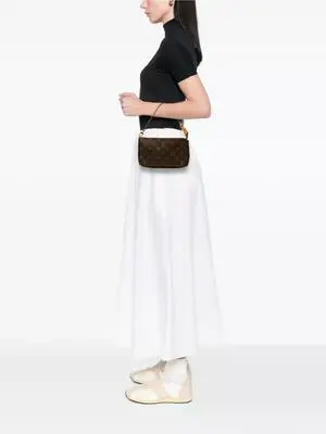 LOUIS VUITTON Monogram Pochette Accessoires Shoulder Bag - Brown