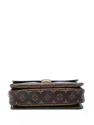 LOUIS VUITTON Monogram Reverse Pochette Metis Satchel - Brown