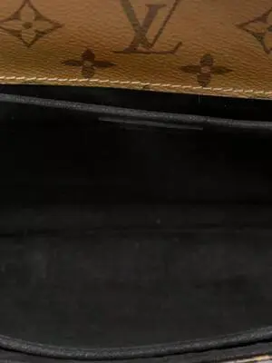 LOUIS VUITTON Monogram Reverse Pochette Metis Satchel - Brown