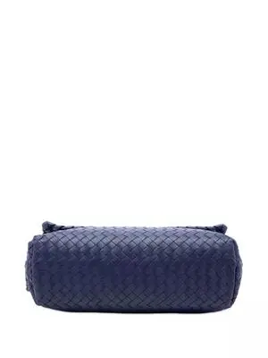 Bottega Veneta Medium Nappa Intrecciato Olimpia Shoulder Bag - Blue