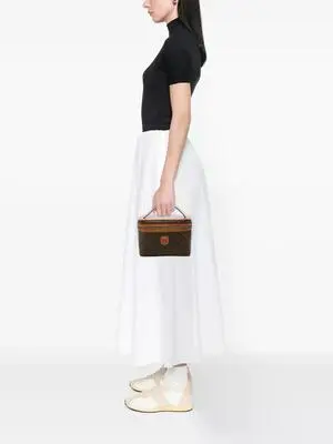 Celine Macadam Coated Canvas Vanity Bag