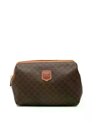 Celine Macadam Coated Canvas Pouch