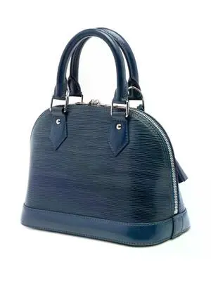 LOUIS VUITTON Epi Alma Bb Satchel - Blue