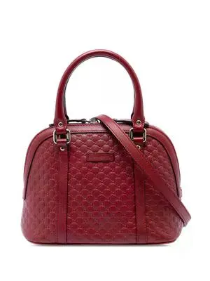 Gucci Microguccissima Dome Satchel - Red