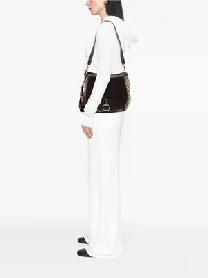 Gucci Gg Canvas Techno Horsebit Satchel