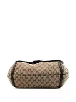 Gucci Gg Canvas Techno Horsebit Satchel