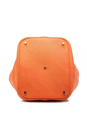 Hermès Clemence Picotin Lock 26 Handbag - Orange