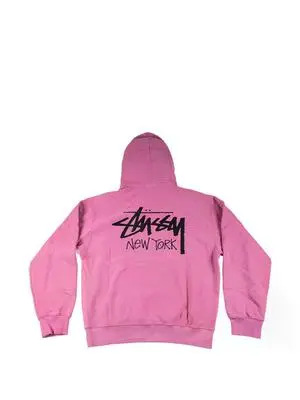 StÜssy New York Chapter Hoodie - Pink